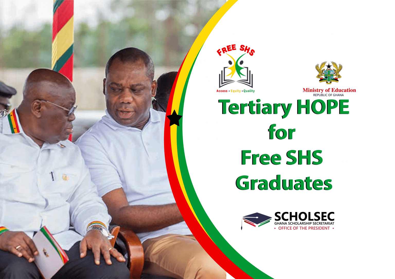 Tertiary Hope for Free SHS Graduates - Government to unveil plans today