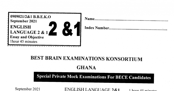 Buy Term 2 End-of-Term Exam Questions and Answers Here - Ghana ...