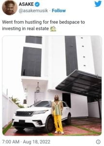 Asake Biography: Real Name, Family, Girlfriend, Parents, Net Worth