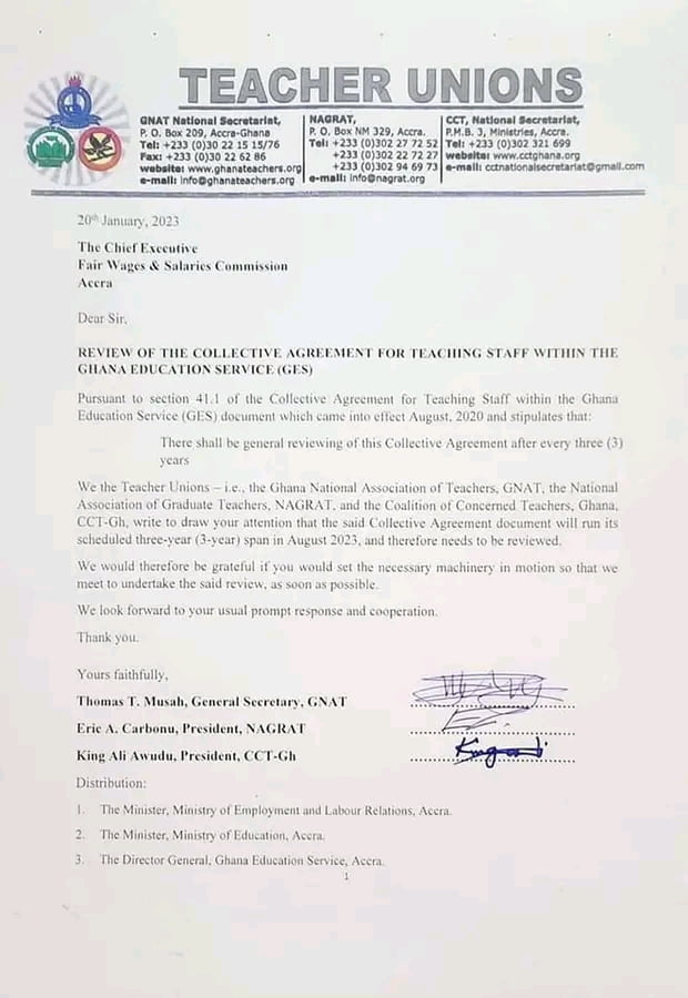 Fair Wages And Teacher Unions To Review Teachers Conditions Of Service ...