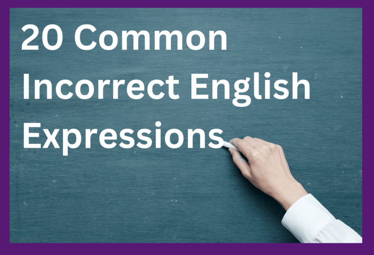 20 common incorrect English expressions you use daily and what to say ...