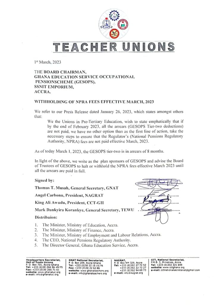 GESOPS Must Address Tier-Two Arrears to Avoid NPRA Fees.