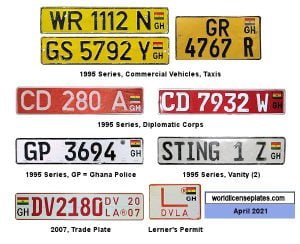 Meaning Of GW, AS, GT, CR On Vehicles' Number Plates In Ghana
