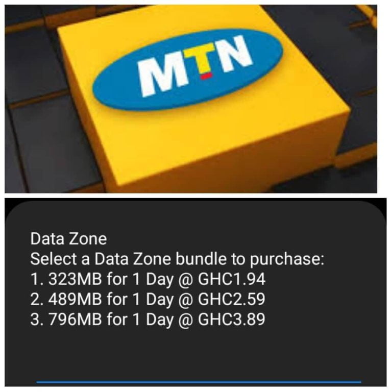 MTN Data Zone Bundle: New Prices Out; 796MB For 3 Cedis