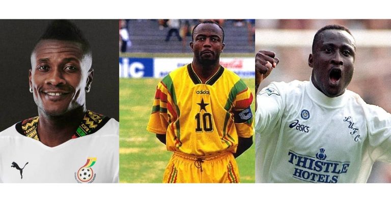 Ghana's top 10 footballers of all time according to ChatGPT AI