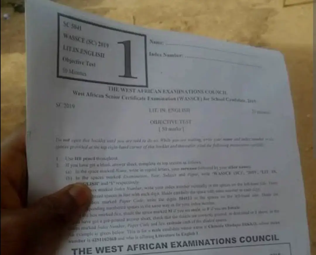 WASSCE 2024 English Language Sample Composition Questions WASSCE 2024 English Language Sample Composition Questions