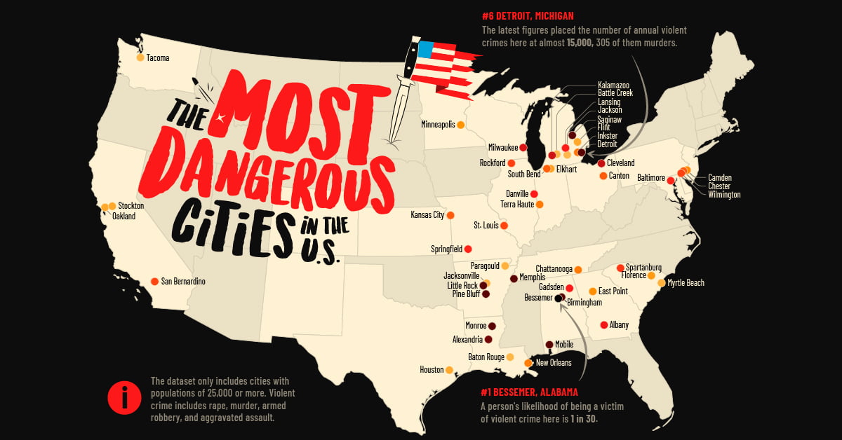 World's most dangerous cities by murder rate 2023 World's most dangerous cities by murder rate 2023