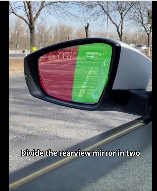 How to use and adjust side and rearview mirror of a car correctly