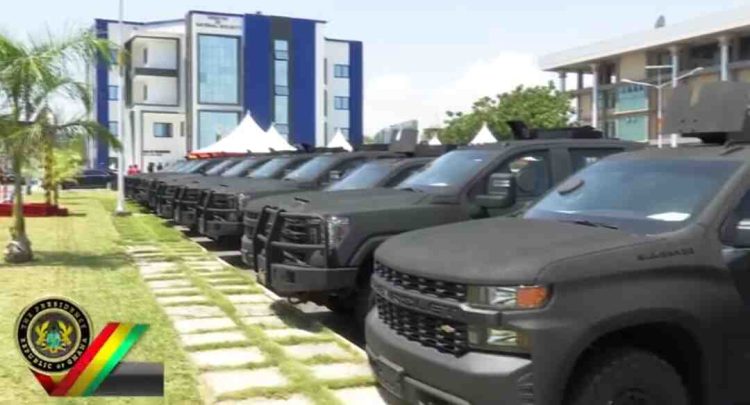 Ghana Receives 105 Military Vehicles From EU - GhanaEducation