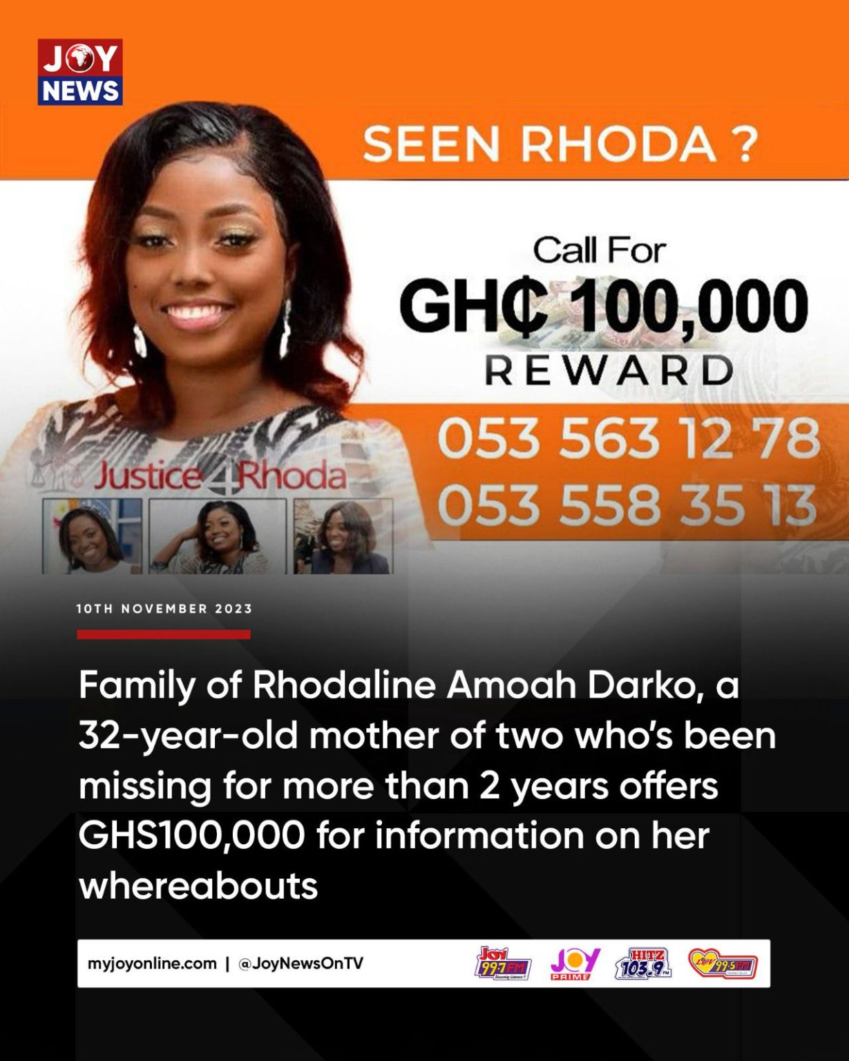 Family to GH₵100k reward for information on missing mother