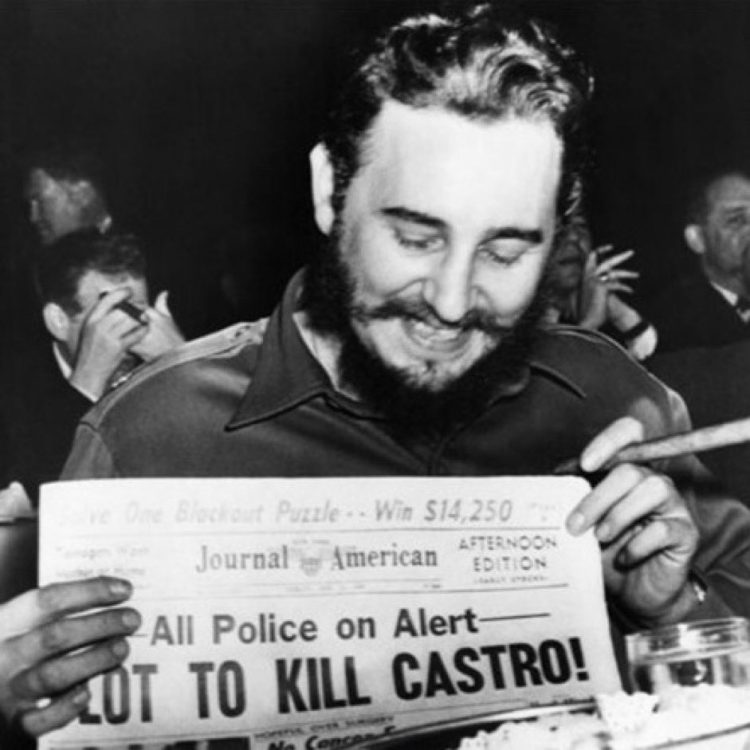 Fidel Castro.How he evade 638 assassination attempts by the CIA