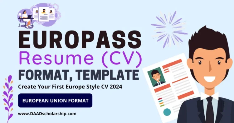 Template To Create European Style CV in 2024 Plus Free Editable