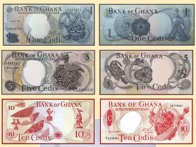 All Ghana Cedi Notes From Independence to Date: PICTURES