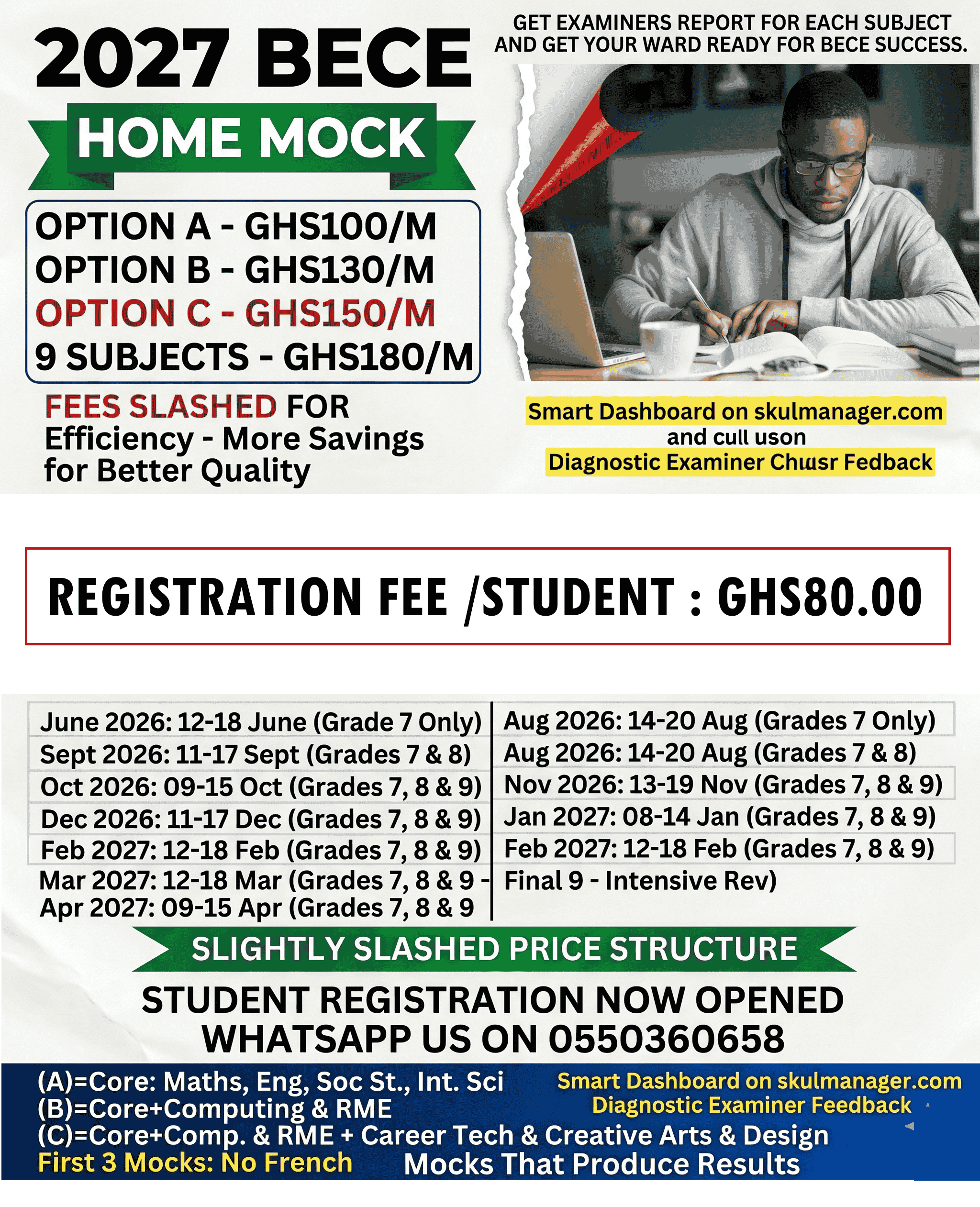 BECE Home Mock for June Starts on Friday; Questions Uploaded