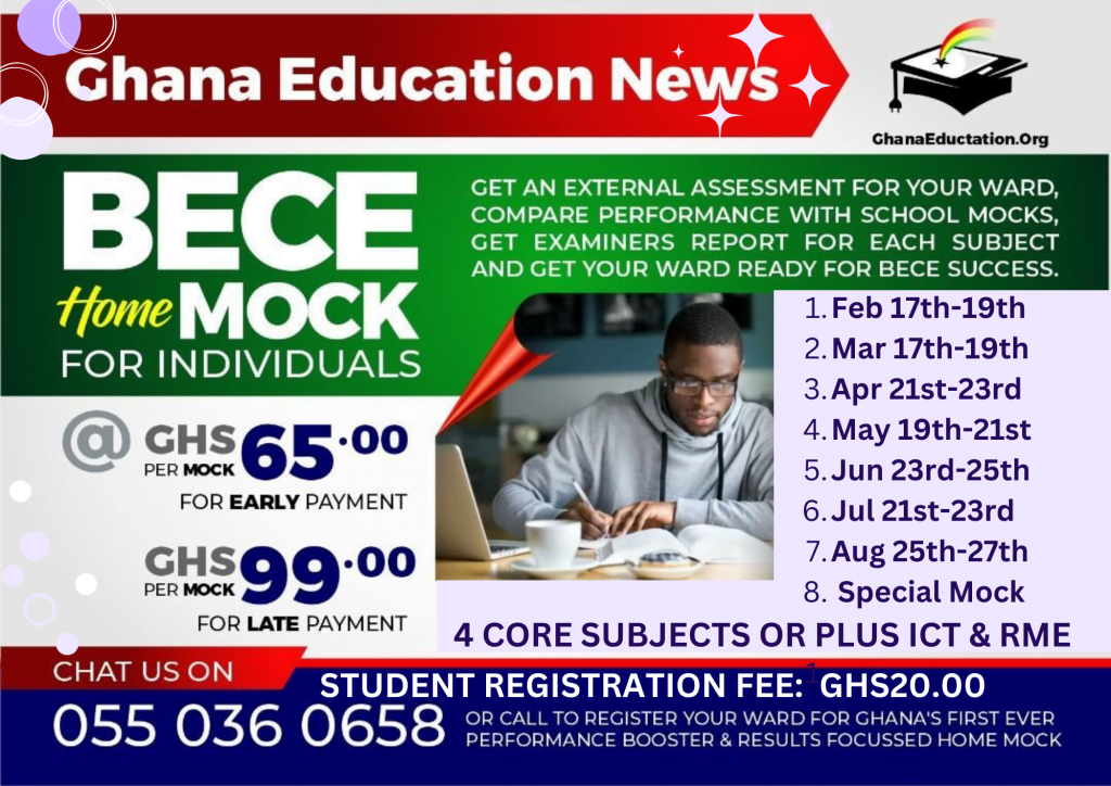 2023 BECE HOME MOCK Core Subjects RME ICT Only 